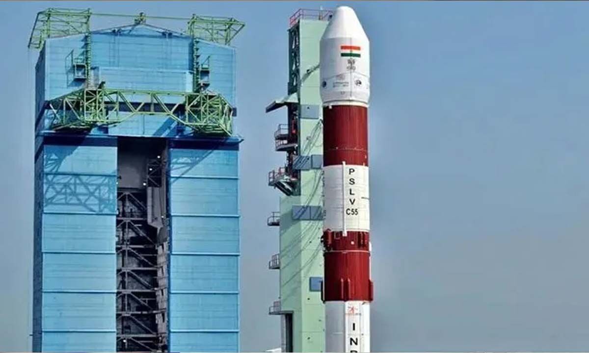 All set for launch of PSLV-C55 in the afternoon from Tirupati after 25. ...