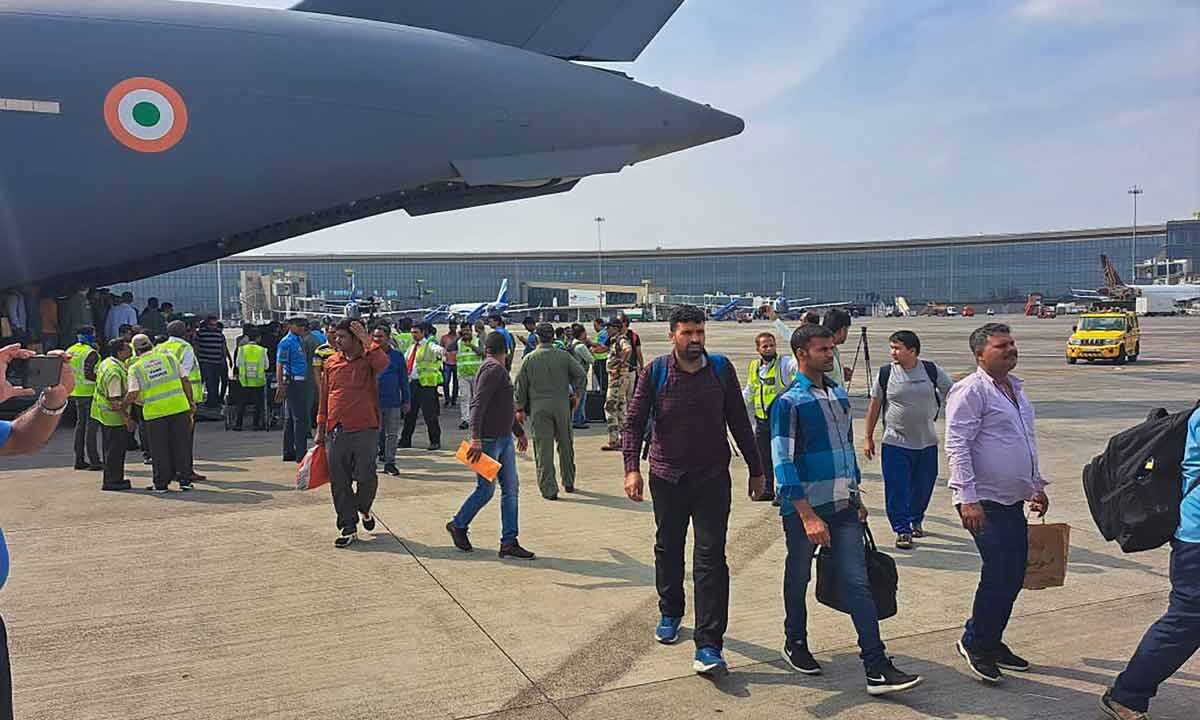 IAF plane brings 246 Indians