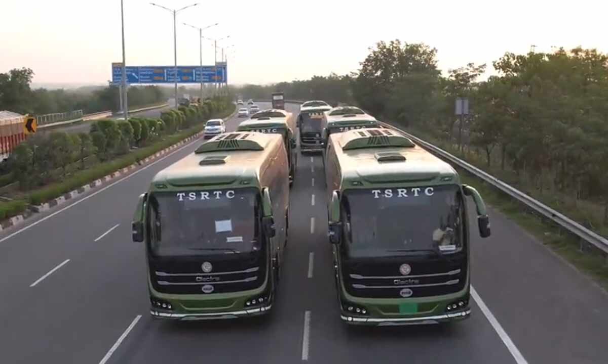 TSRTC to launch 10 electric AC buses for Hyderabad-Vijayawada route