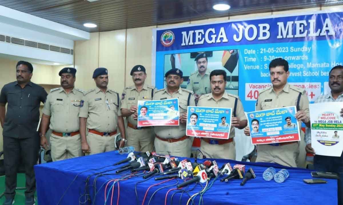 Mega job mela for youths in Khammam tomorrow
