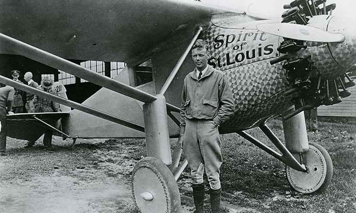 The first solo airplane flight across Atlantic
