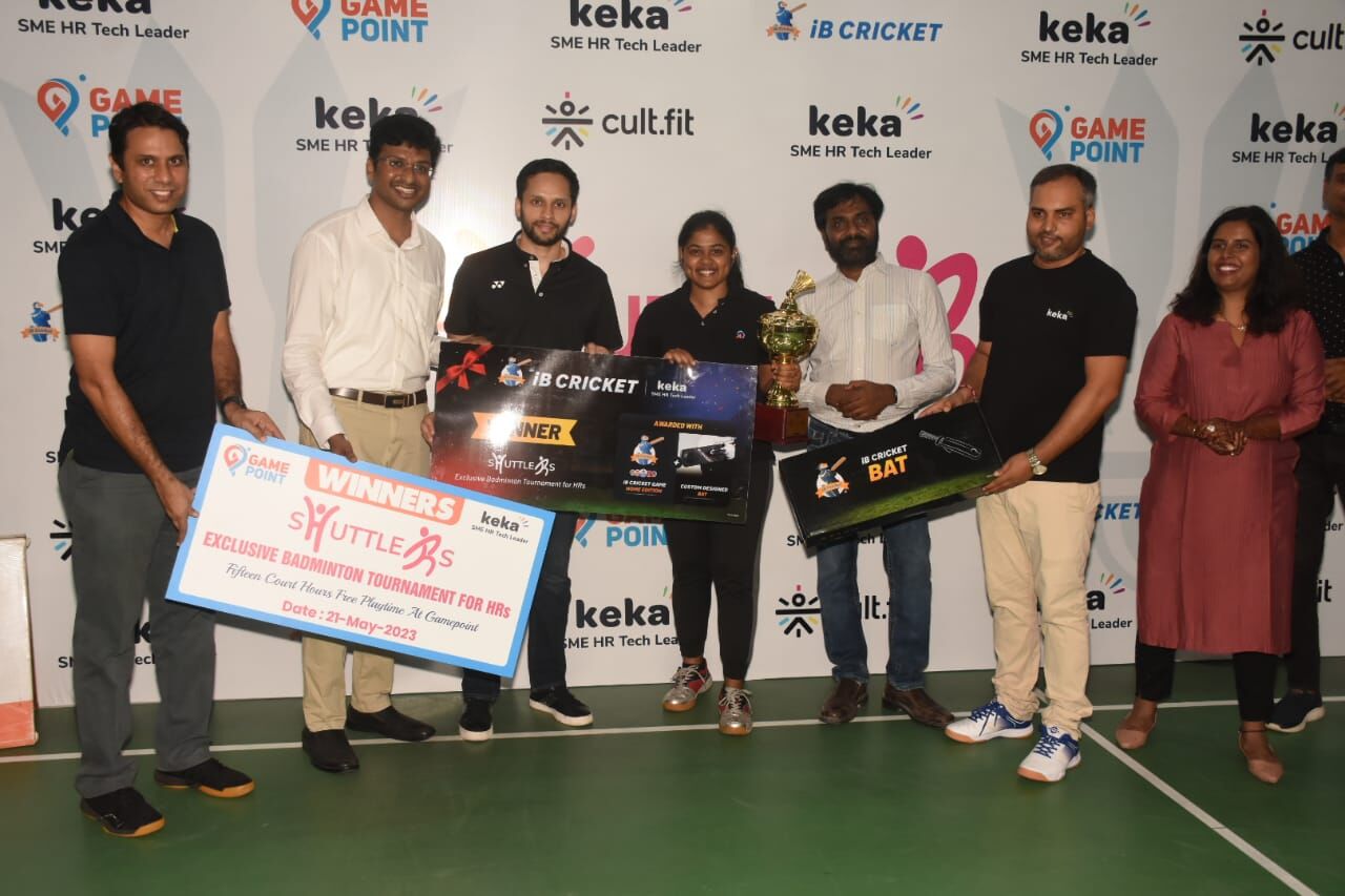 Keka, SME HR tech leader, organizes badminton event ‘SHUTTLERS ’ to ...