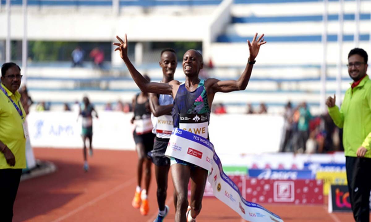 Sawe, Gemechu win TCS World 10K Bengaluru crowns in sensational style