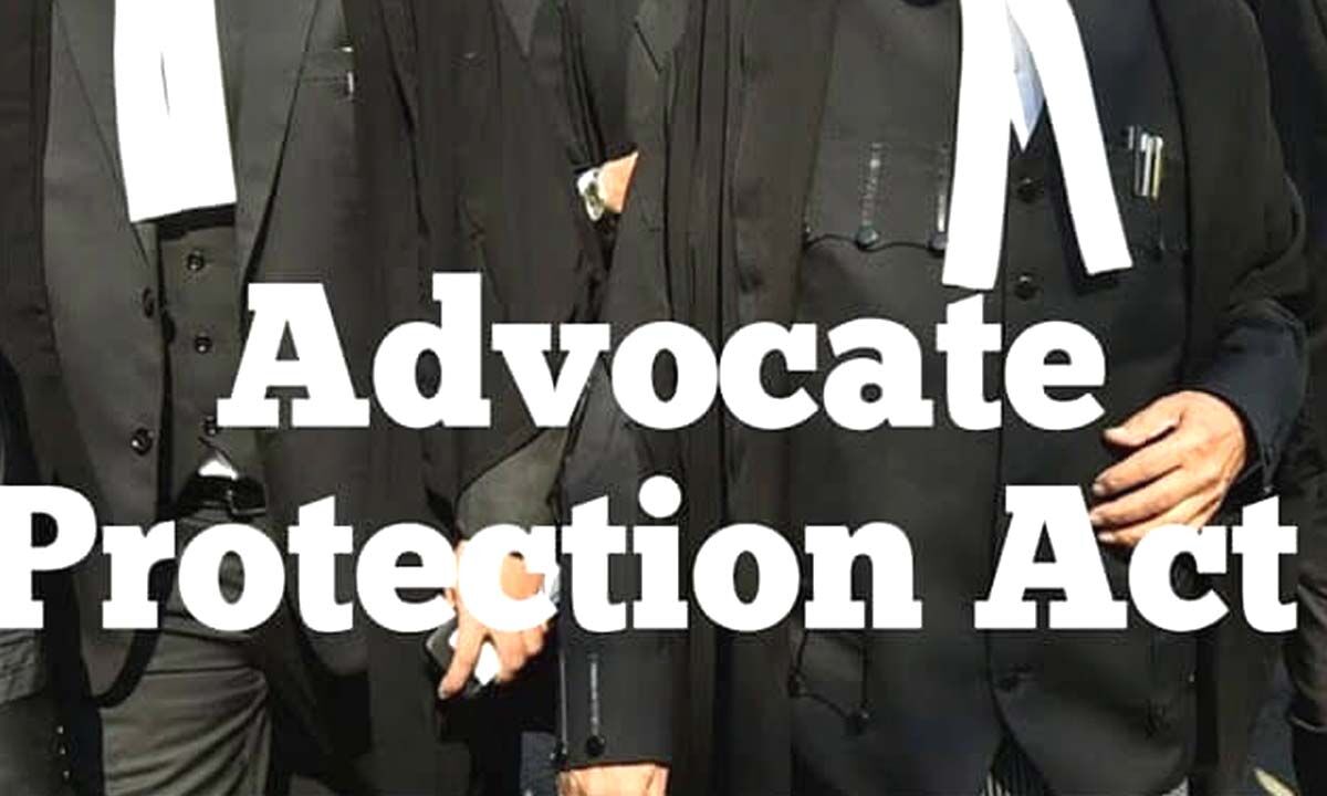 Hyderabad: Advocates demand enactment of “Advocates Protection Act”