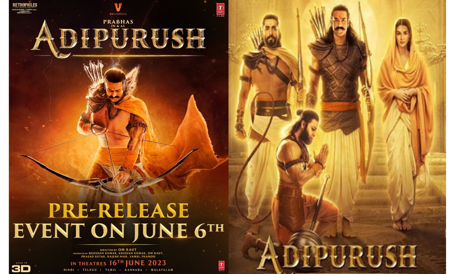 Adipurush Pre-Release Event Set in Tirupati on June 6th