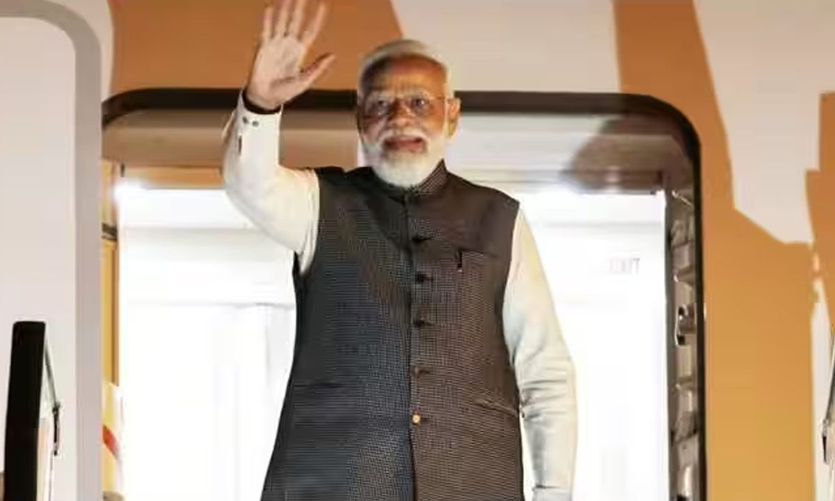 PM Narendra Modi Arrives At Delhi Today After His Three Nation Visit