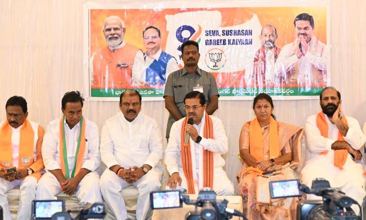 Warangal: BJP reels out Modi’s success