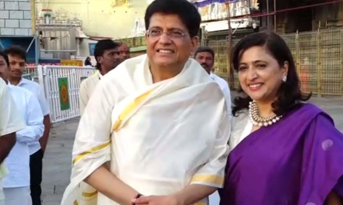 Union Minister Piyush Goyal visits Tirumala today, prays for ...