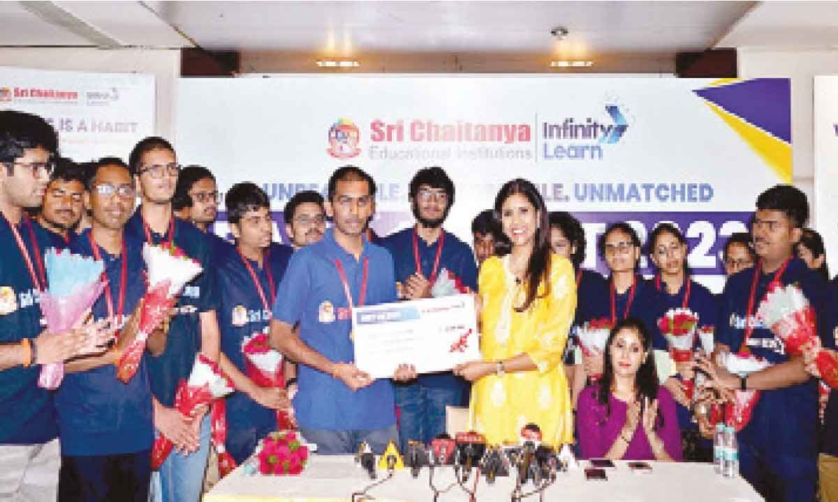 Hyderabad: Chaitanya student secures 1st rank in NEET