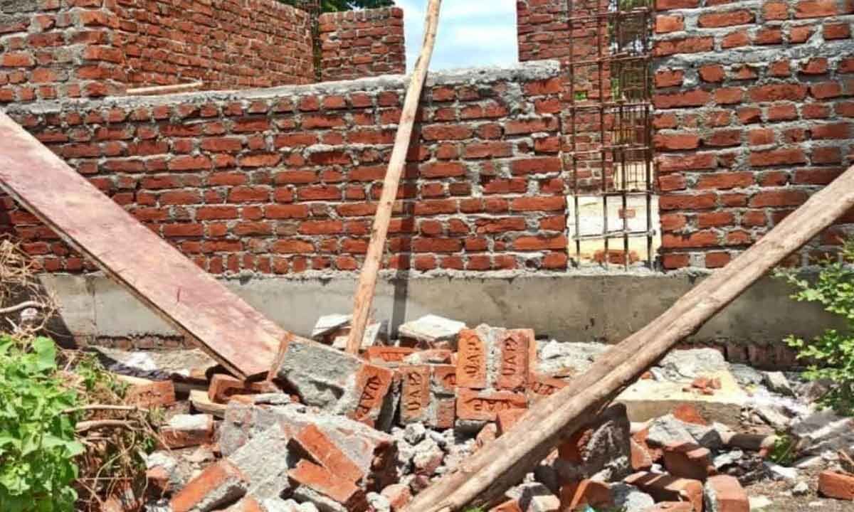 Death of student in school wall collapse: FIR registered against 3
