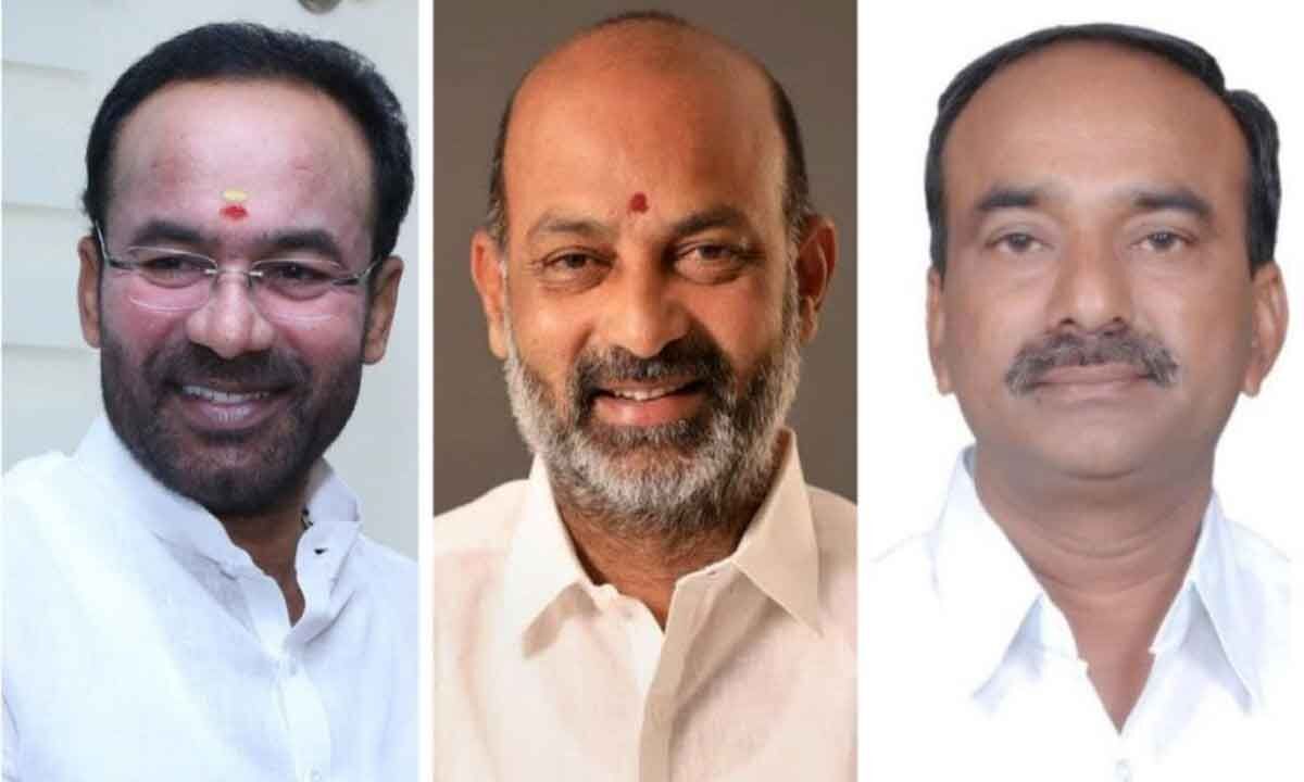 Bandi Sanjay congratulates Etela, Kishan Reddy, wishes party would prosper