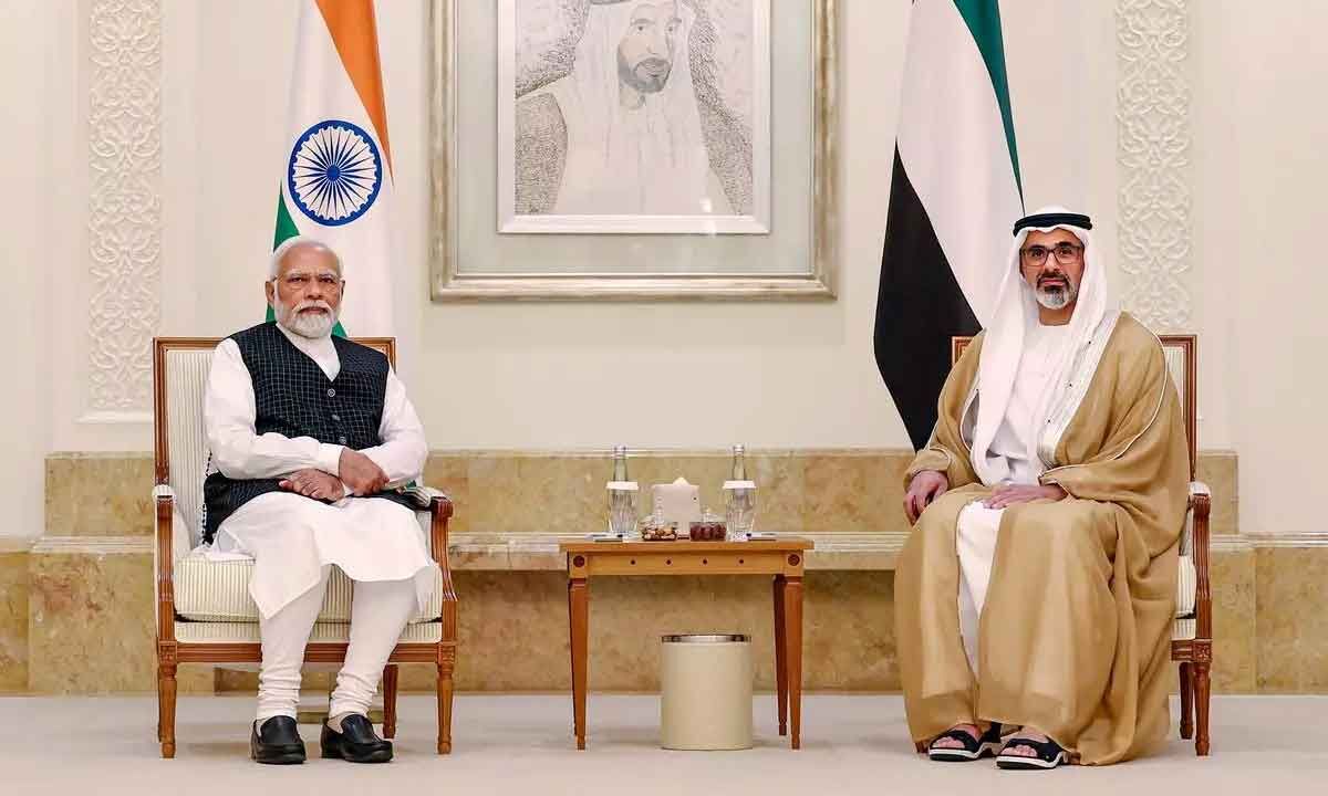 PM Modi holds comprehensive talks with UAE President Sheikh Mohamed bin ...