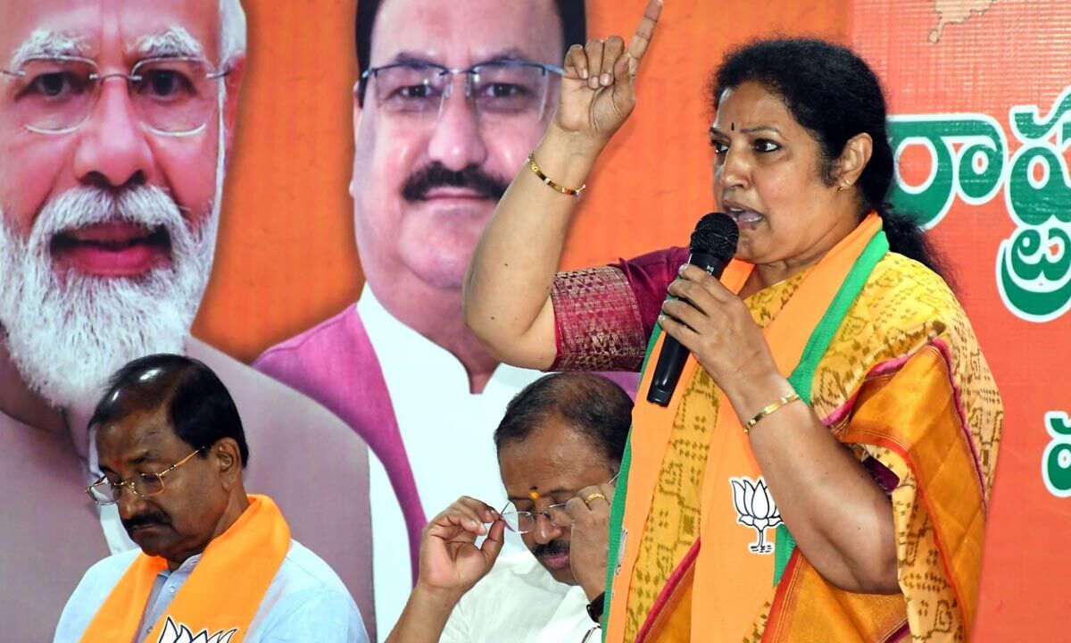 Daggubati Purandeswari gears up to strengthen party, asks cadre to work ...