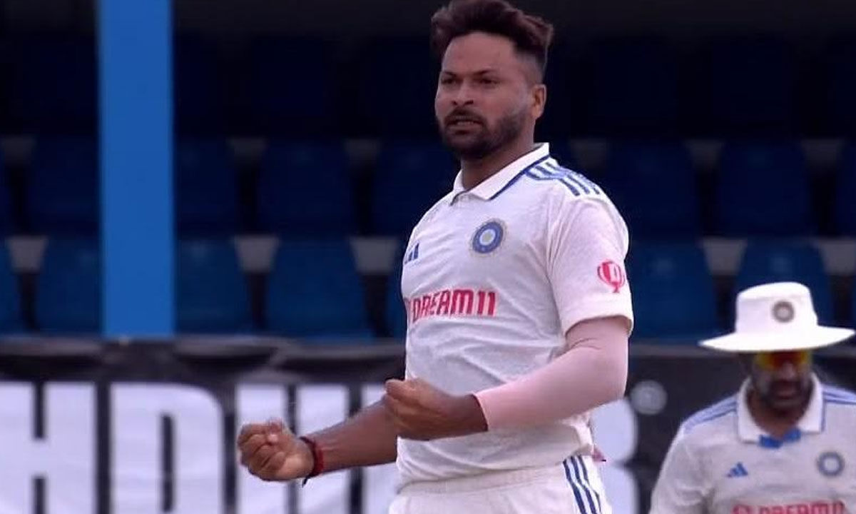 WI vs IND, 2nd Test: Debutant Mukesh Kumar earns praise from bowling ...