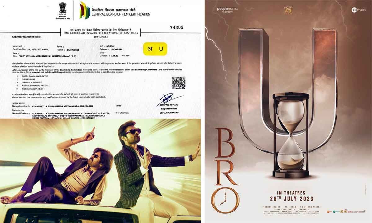 ‘Bro’ clears censor with clean U; locks crispy runtime