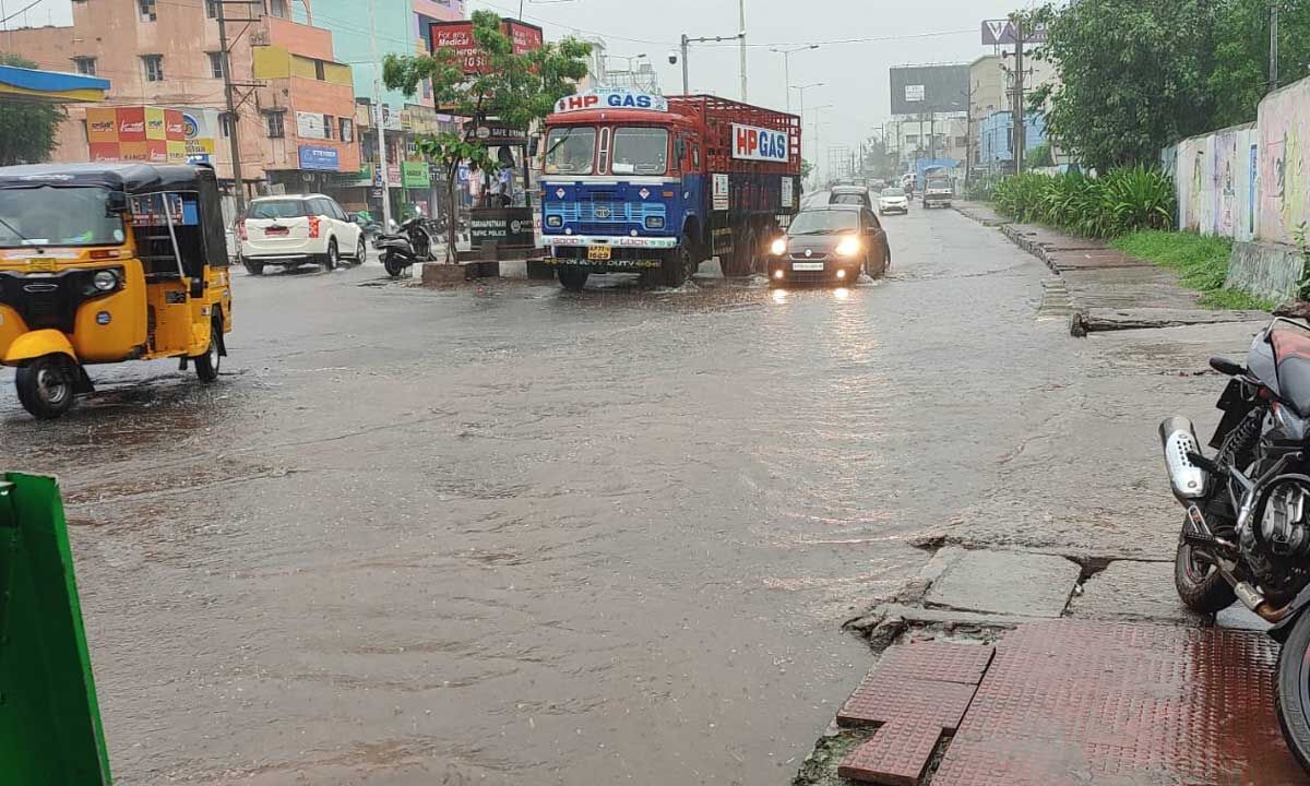 Rains continue to lash Vizag