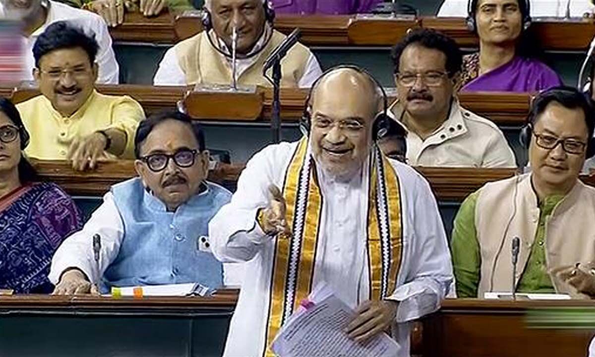 Union Home Minister Amit Shah tears into Congress