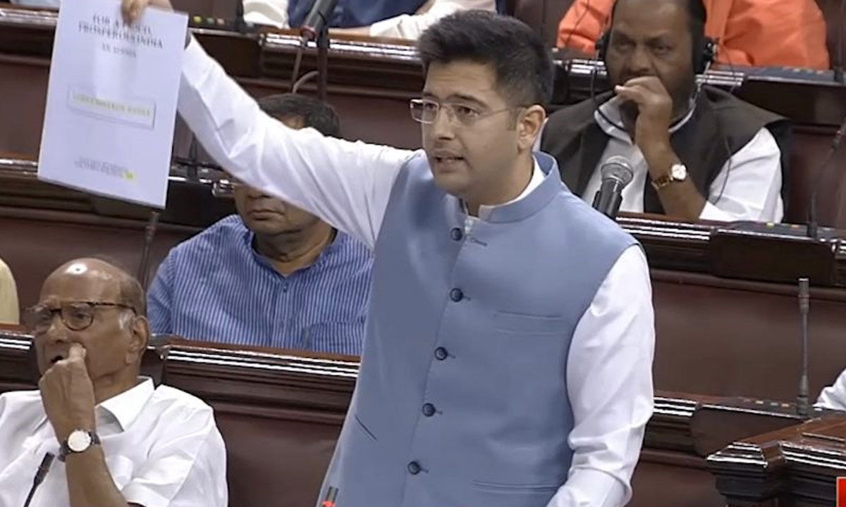 Raghav Chadha Draws Mahabharata Parallels in Rajya Sabha Over Delhi ...