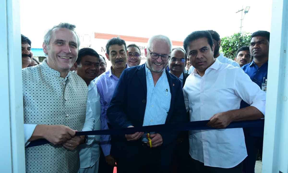 KTR launches India's first big Cold chain facility In Hyderabad