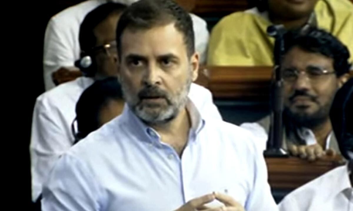 What is PM Modi afraid of: Cong as Sansad TV shows Rahul's speech for ...