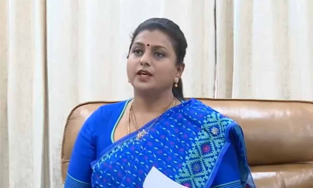 AP minister RK Roja slams Pawan over comments on Rushikonda