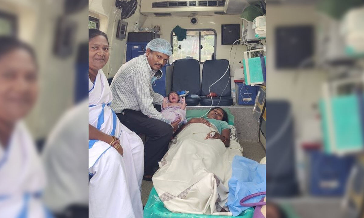 Chittoor: Woman gives birth in 108 ambulance