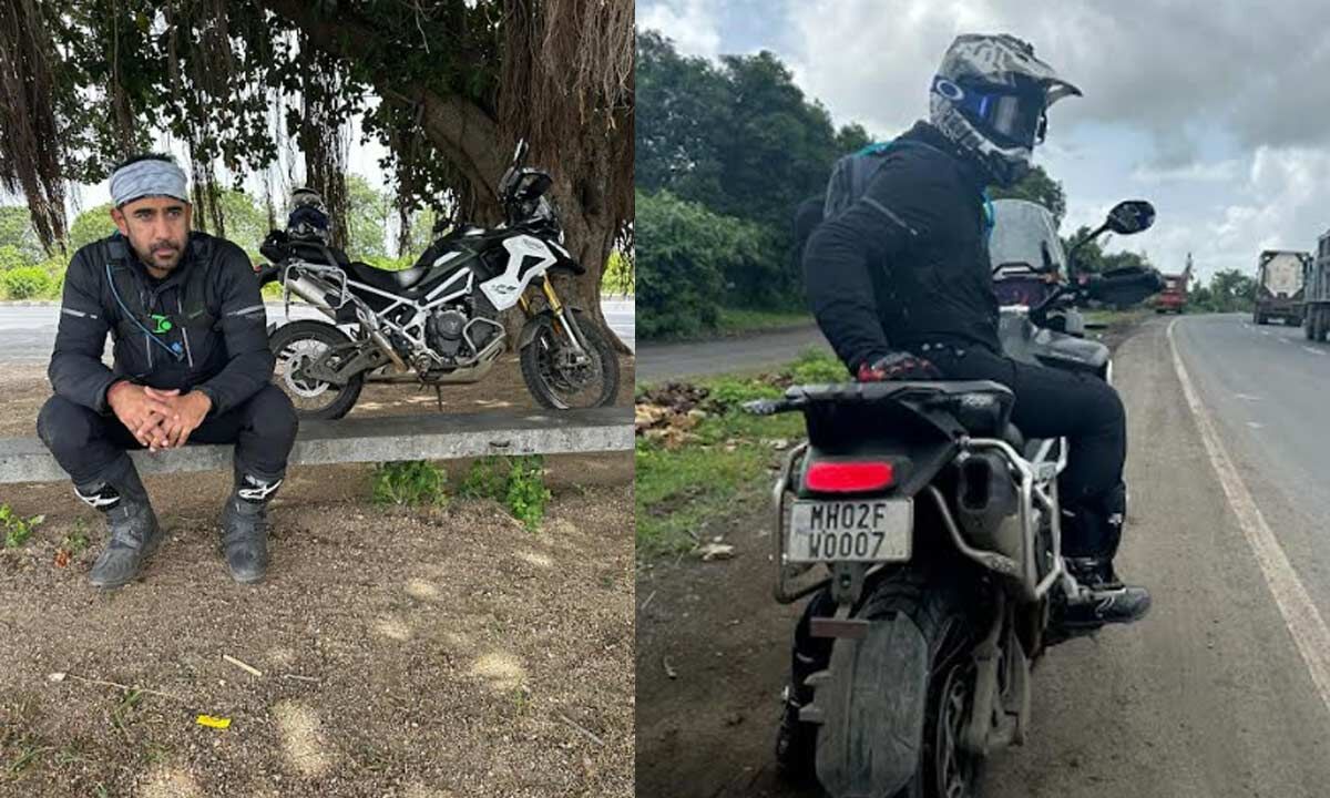 Actor Amit Sadh's Epic 1500km Bike Expedition reached Delhi today ...
