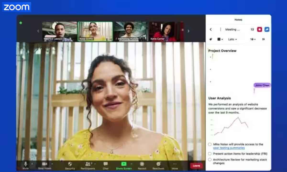 Zoom introduces Notes tool to edit texts during a video call