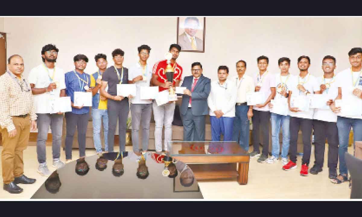 VIT-AP Men’s Basketball Team Wins Gold Medal