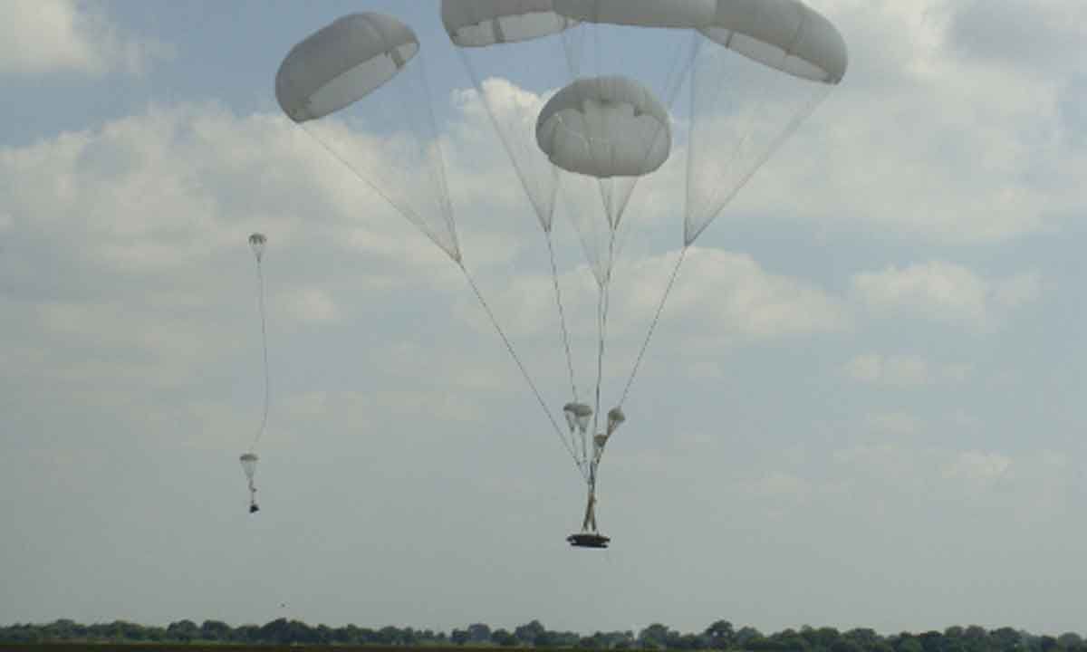 Type V Heavy Drop System showcased at Jammu IIT