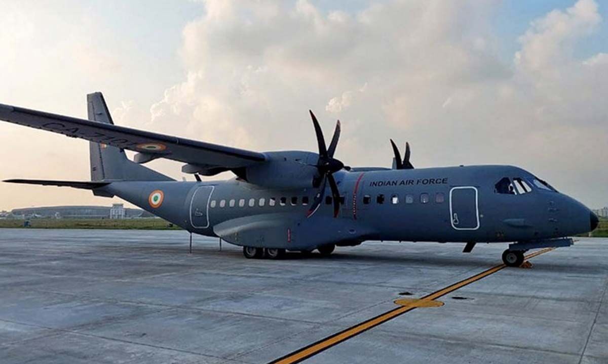 Rajnath Singh formally inducts first C-295 aircraft into the IAF