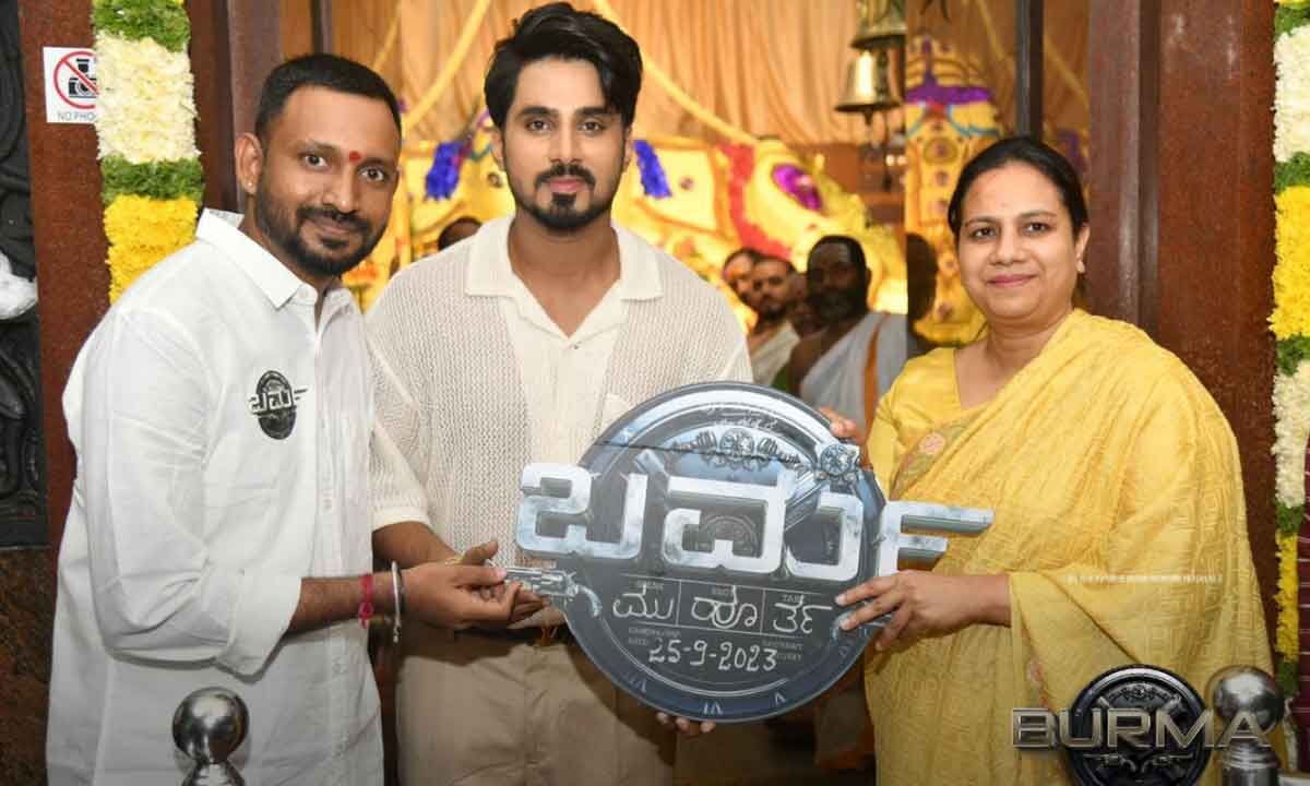 Television sensation Raksh Ram’s debut film ‘Burma’ gets a grand launch