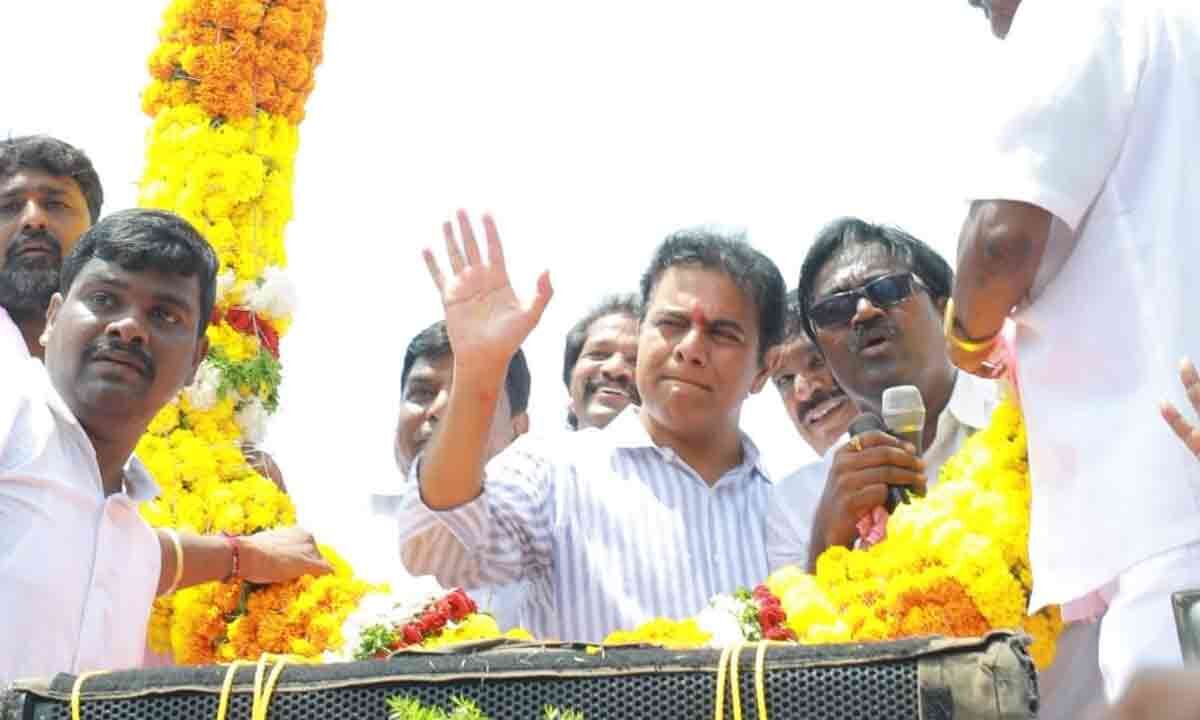 Now, Khammam district a testament to progress says K T Rama Rao