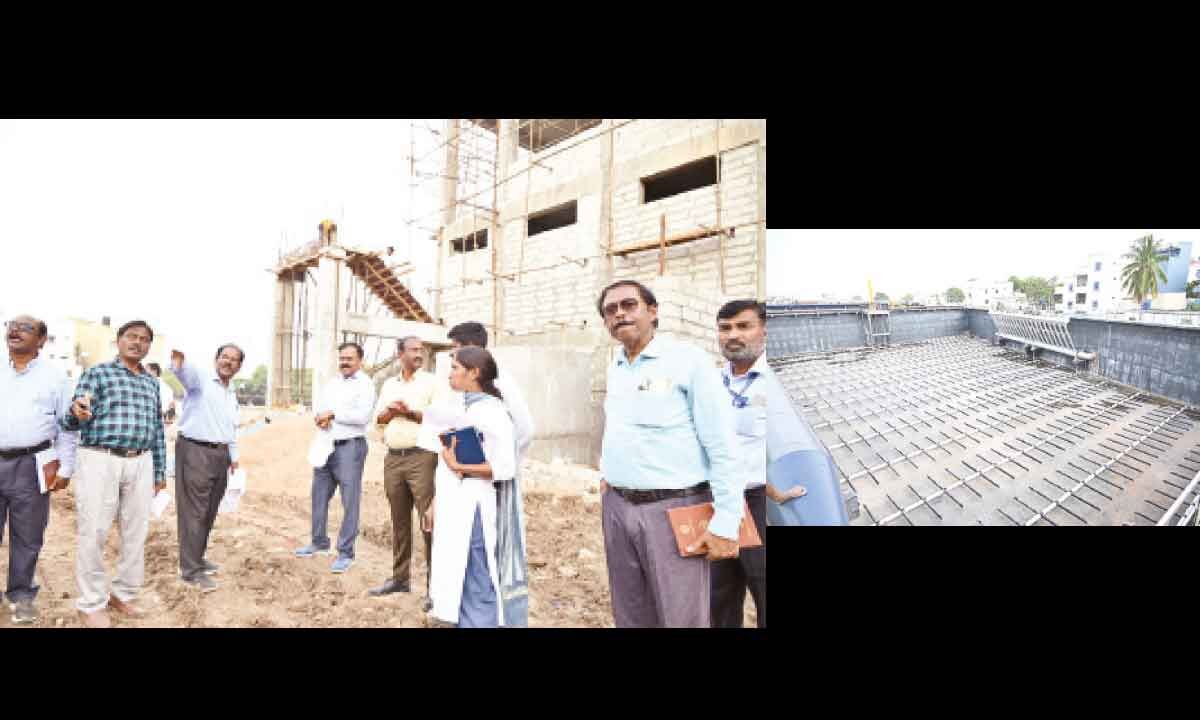 HMWSSB officials inspect Fatehnagar STP works