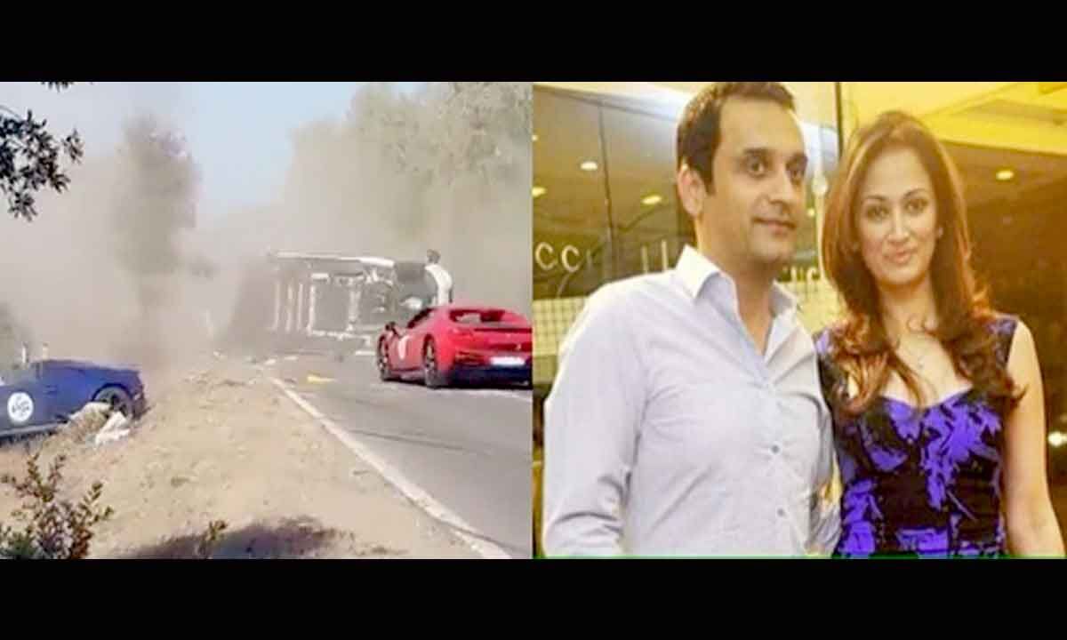 Actress Gayatri Joshi, realtor hubby Vikas Oberoi survive Lamborghini ...