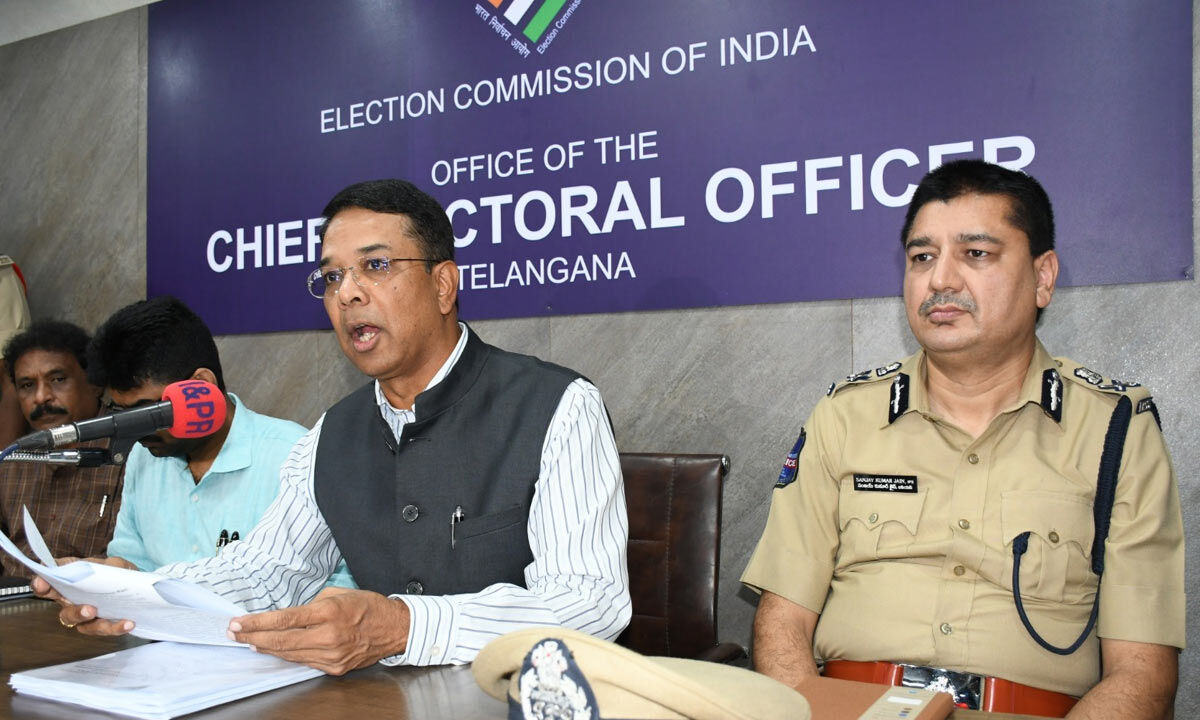 Sri Vikas Raj, Chief Eletoral Officer will address the Media at, BRKR ...