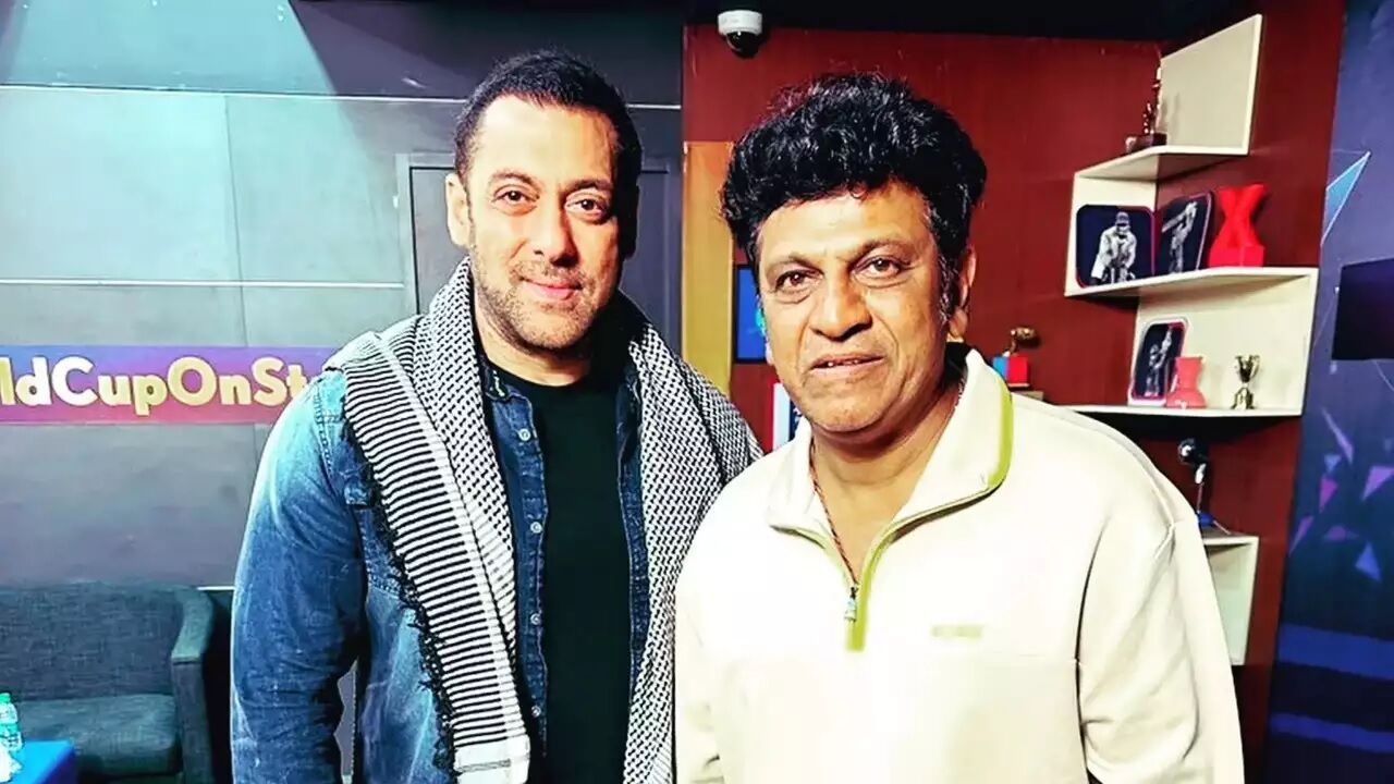 Tiger meets Ghost: Shivaraj Kumar and Salman Khan poses for a picture