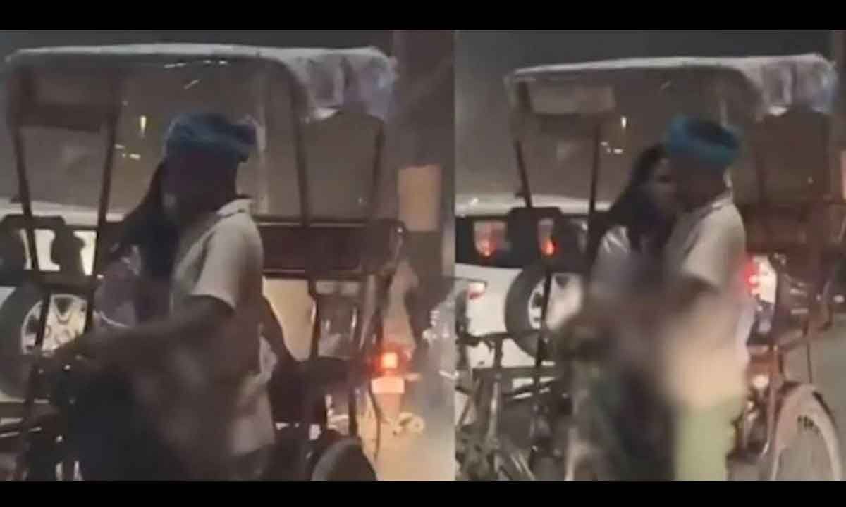 Shocking Video Emerges: Woman's Inappropriate Behavior Towards Rickshaw ...