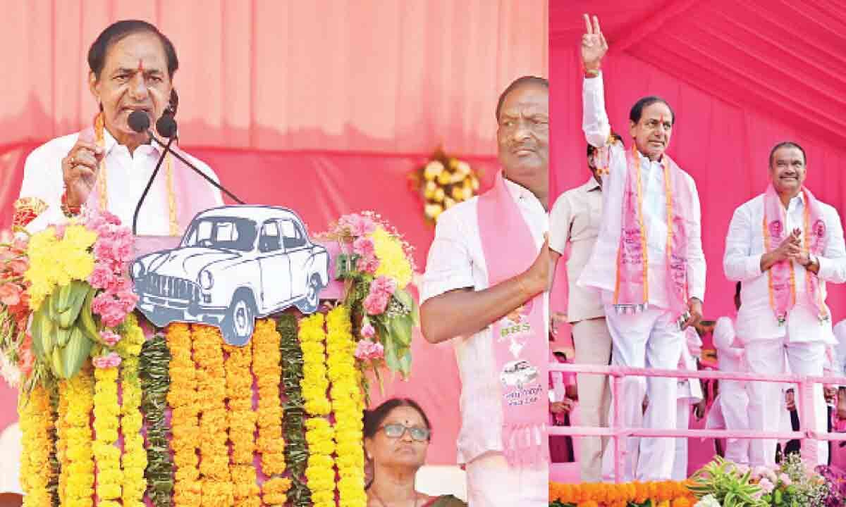 Dharmapuri: Don’t fall prey to Cong bait says K Chandrasekhar Rao