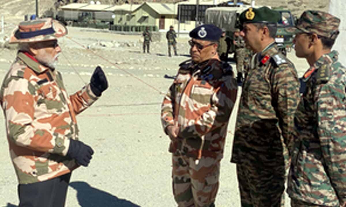 India safe so long as brave soldiers are standing on borders: Modi