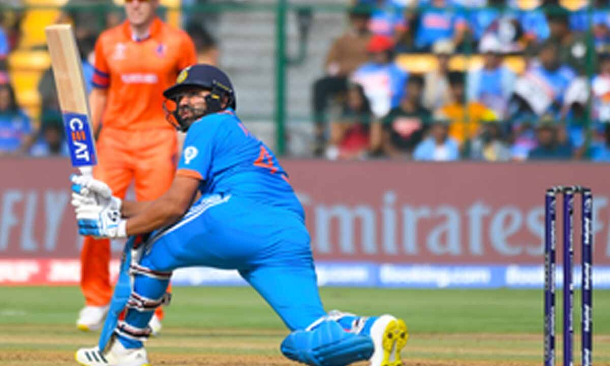 Men's ODI WC: Rohit Sharma breaks record for most ODI sixes in a ...