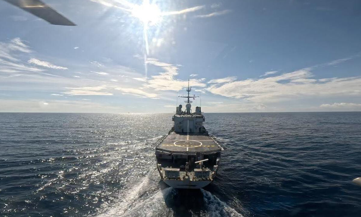 INS Sumedha on an extended range operational deployment