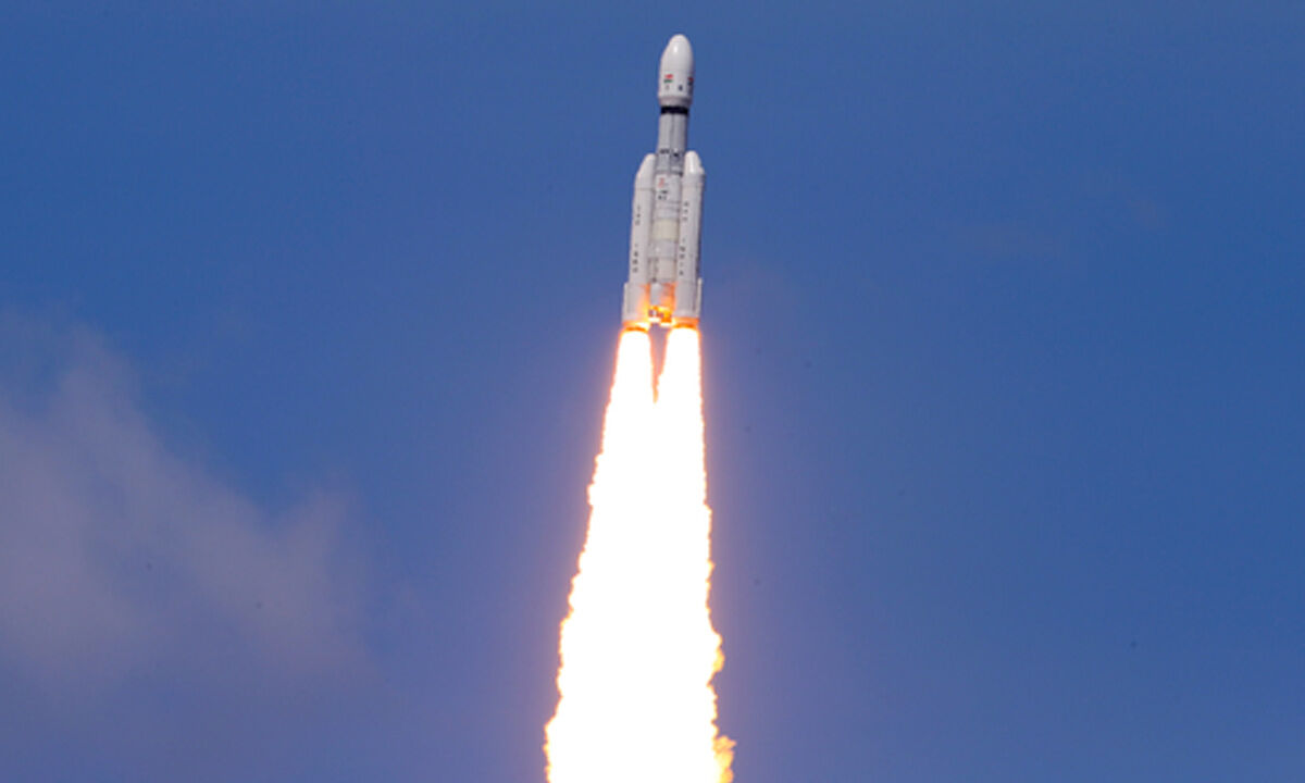 Chandrayaan-3 rocket part hits the ocean from space