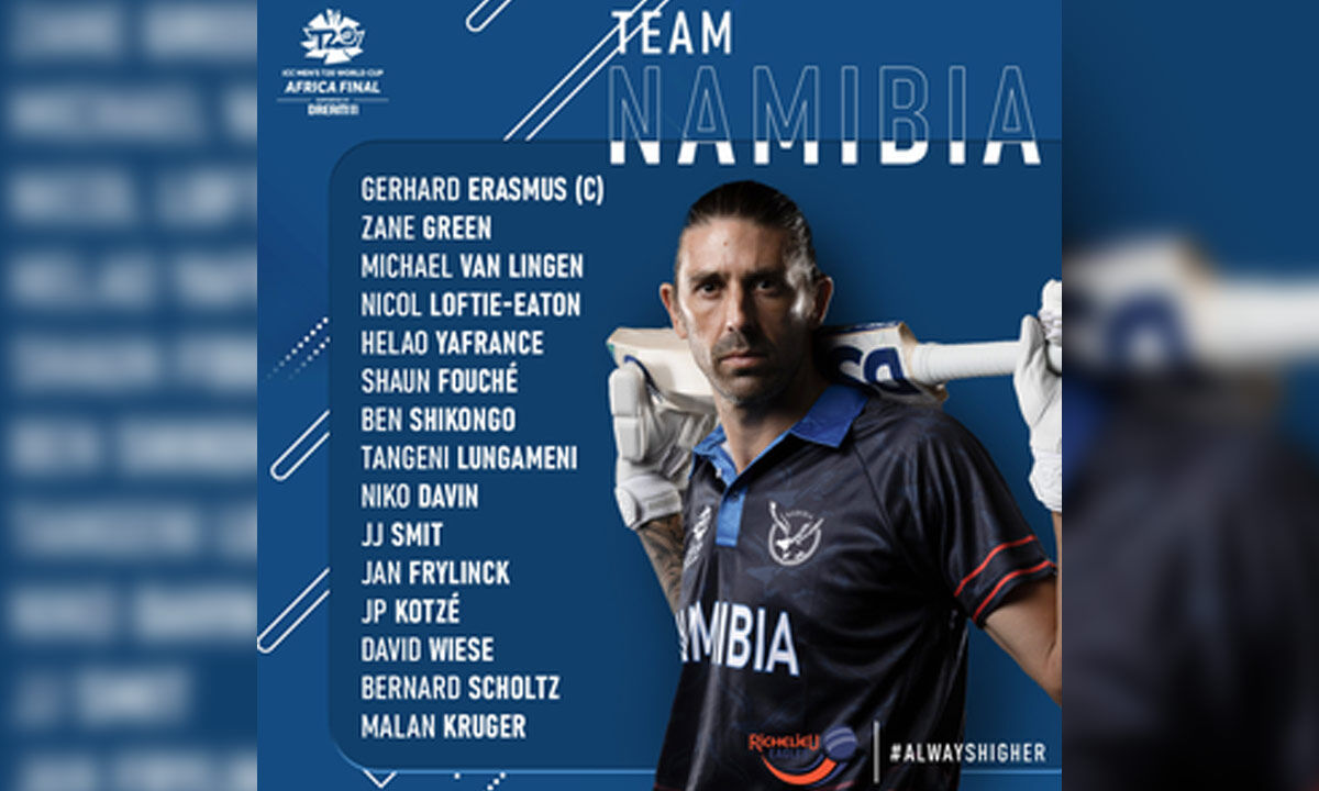 Namibia names 15-man squad for final ICC Men's T20 World Cup Africa ...