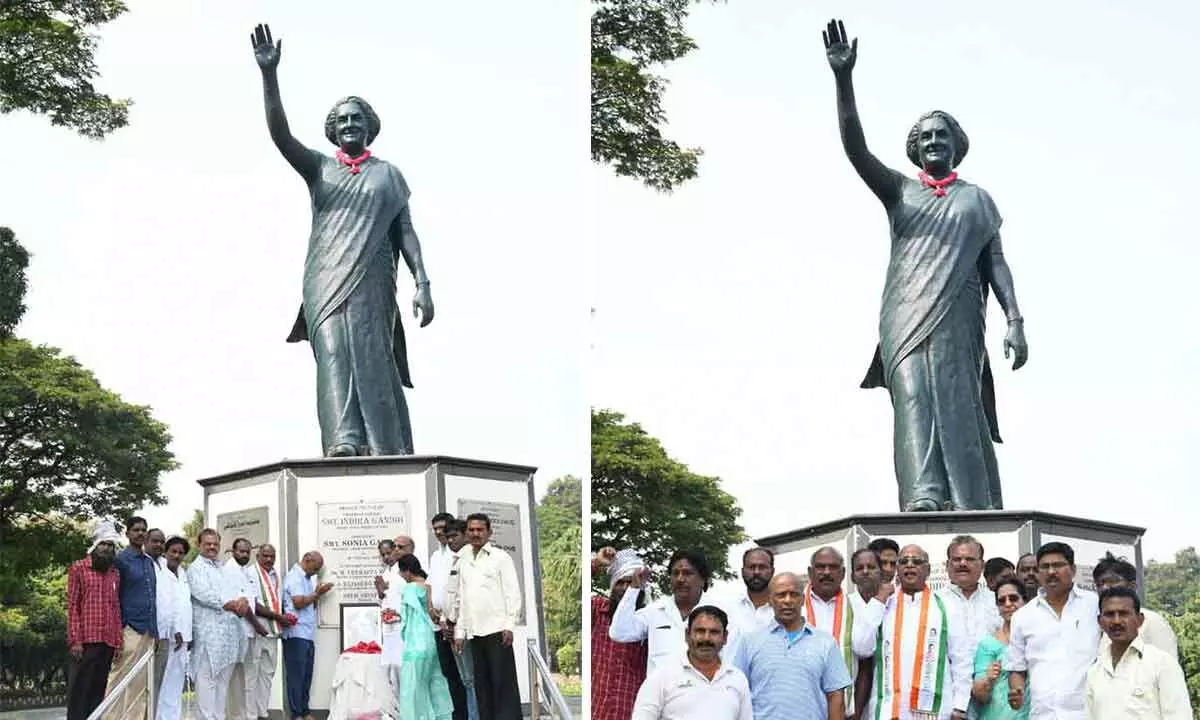 Indira Gandhi Statue Unveiled at Necklace Road on Birth Anniversary