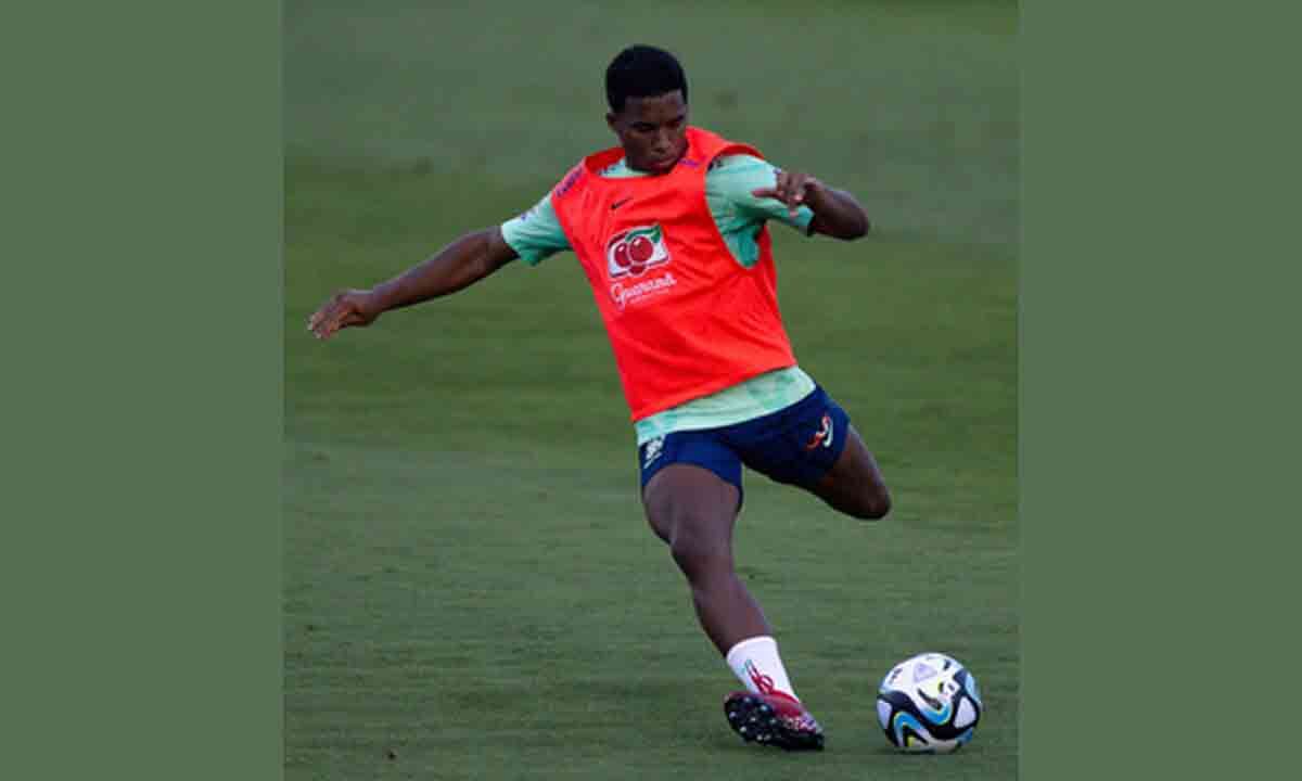 Brazil teenager Endrick says pressure is off ahead of Argentina duel