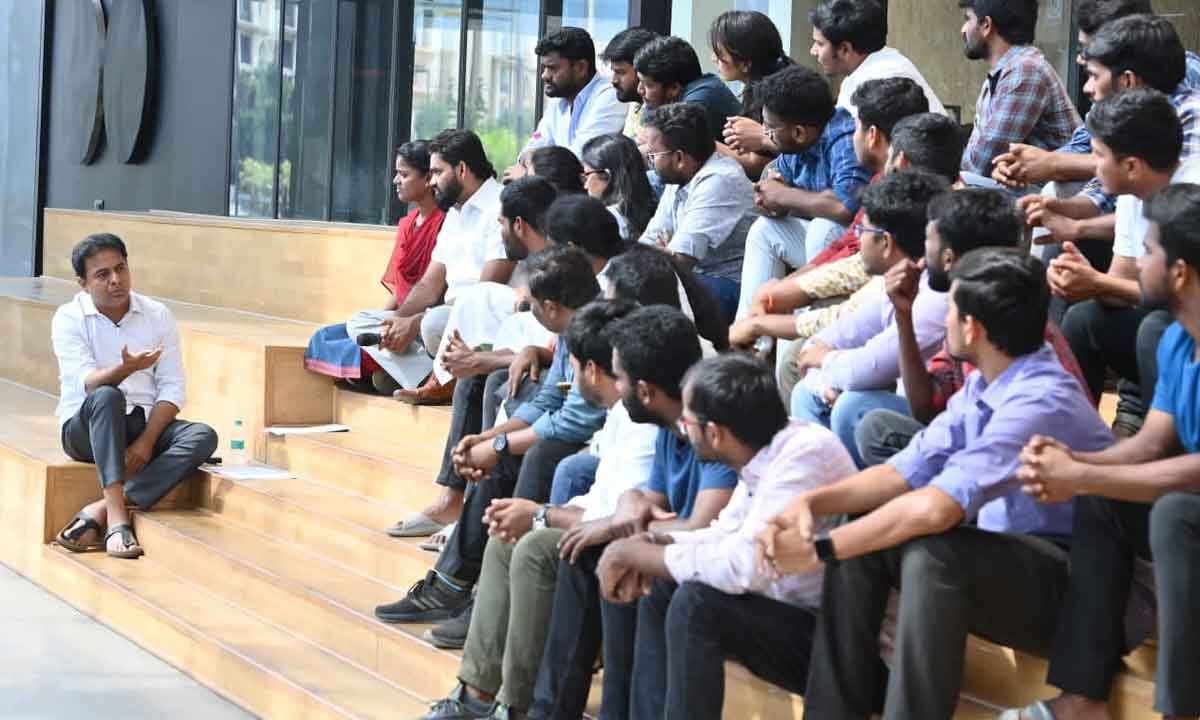 KTR assures job calendar to youth after polls