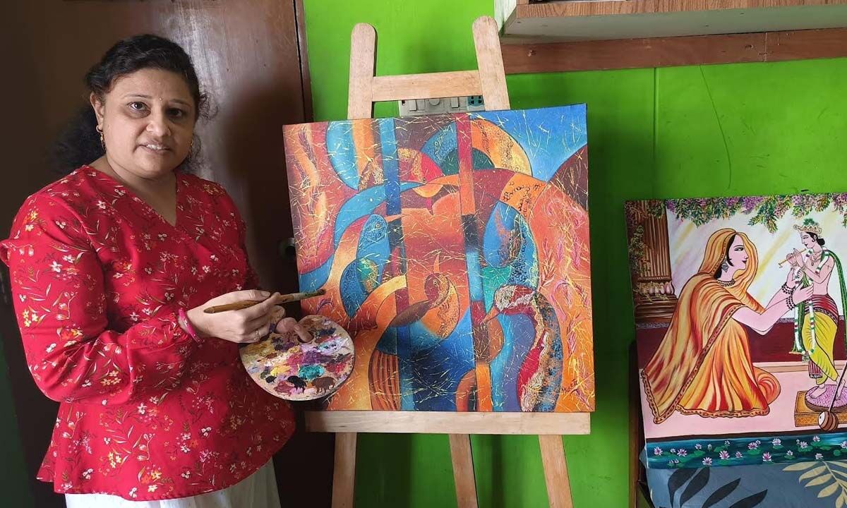 Artist Preeti Parmar says art aids in uncapping her emotions