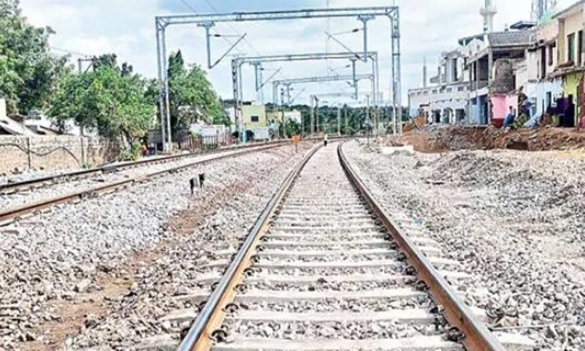 Doubling of rail tracks at Dhone railway station completed