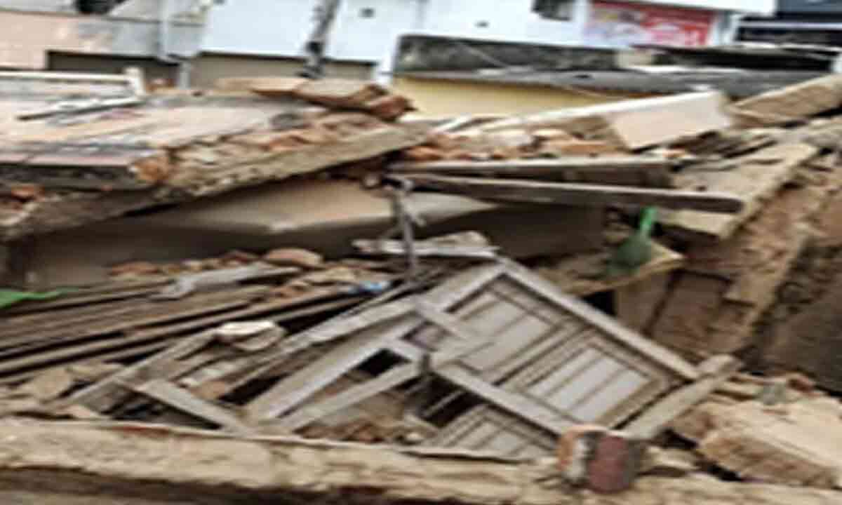 Narrow escape for kids as nursery school building collapses few hours ...